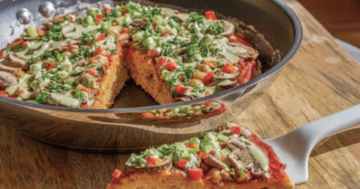 Pizza In A Pan Recipe by Cooking With Plants