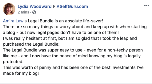 Legal Bundle for your website checkout page