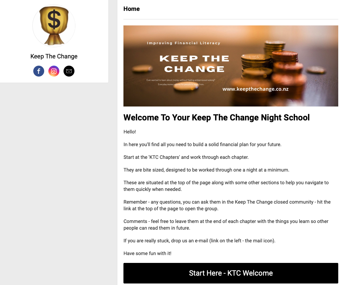 Keep The Change Sign Up