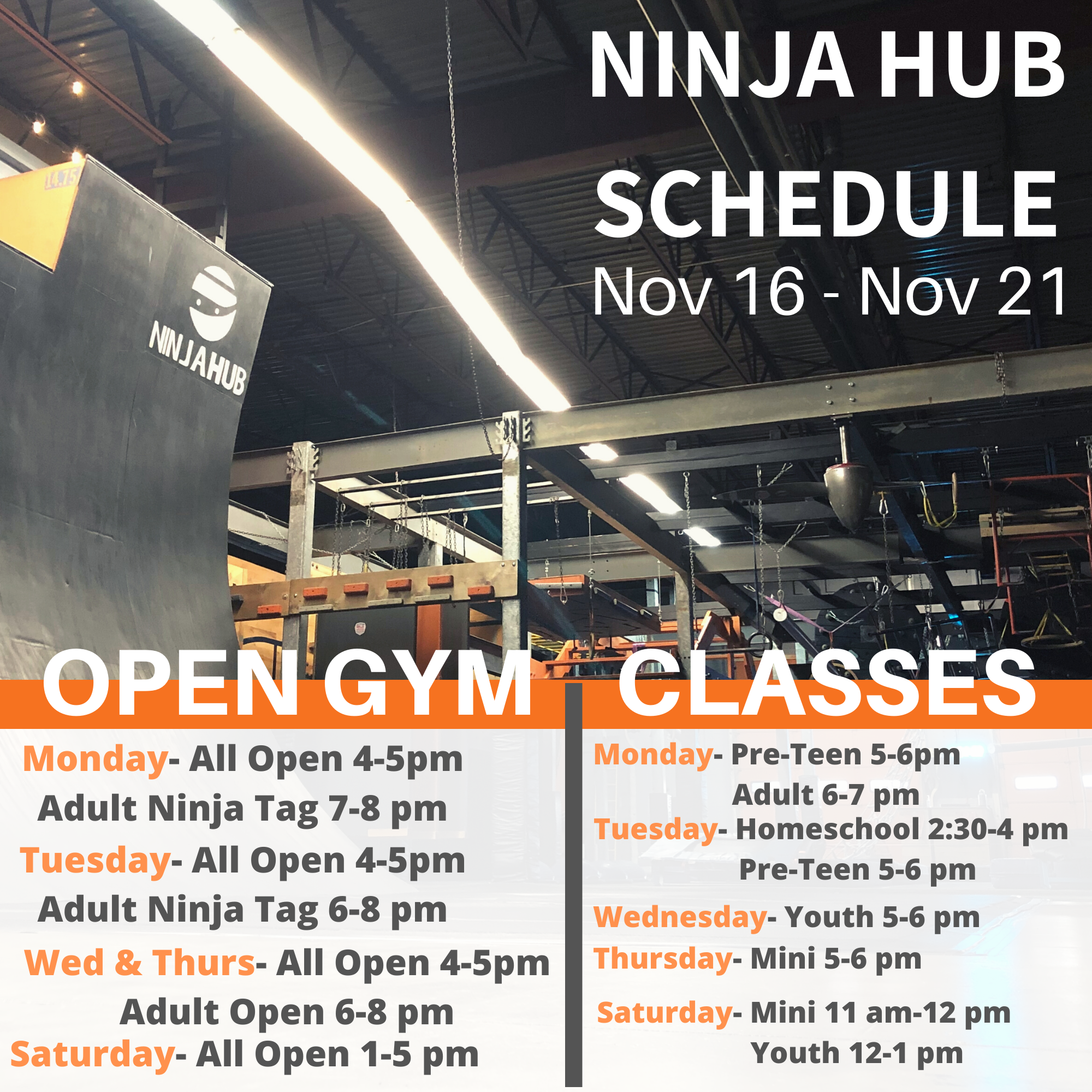 Ninja Hub Gym - Canton Ohio