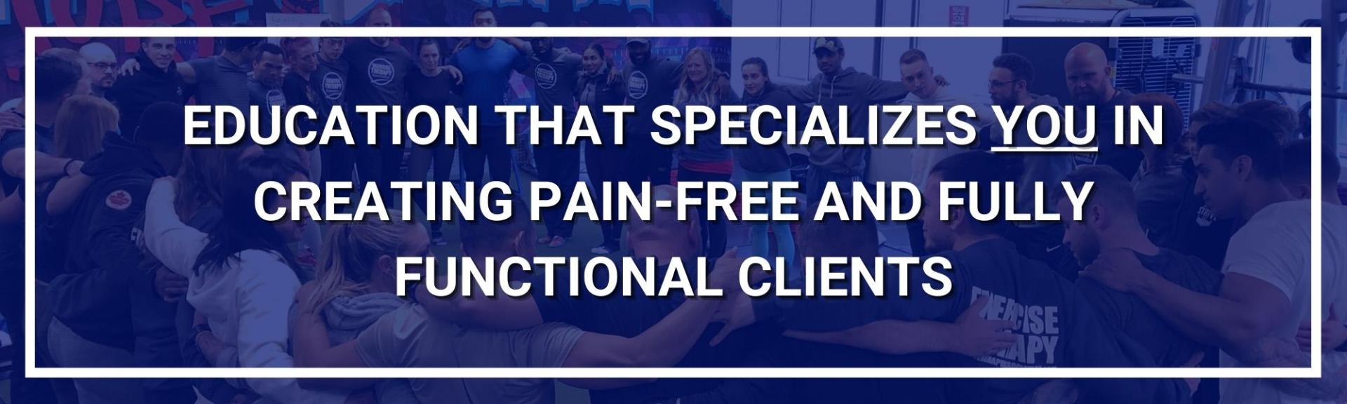 Exercise Therapy Association Courses