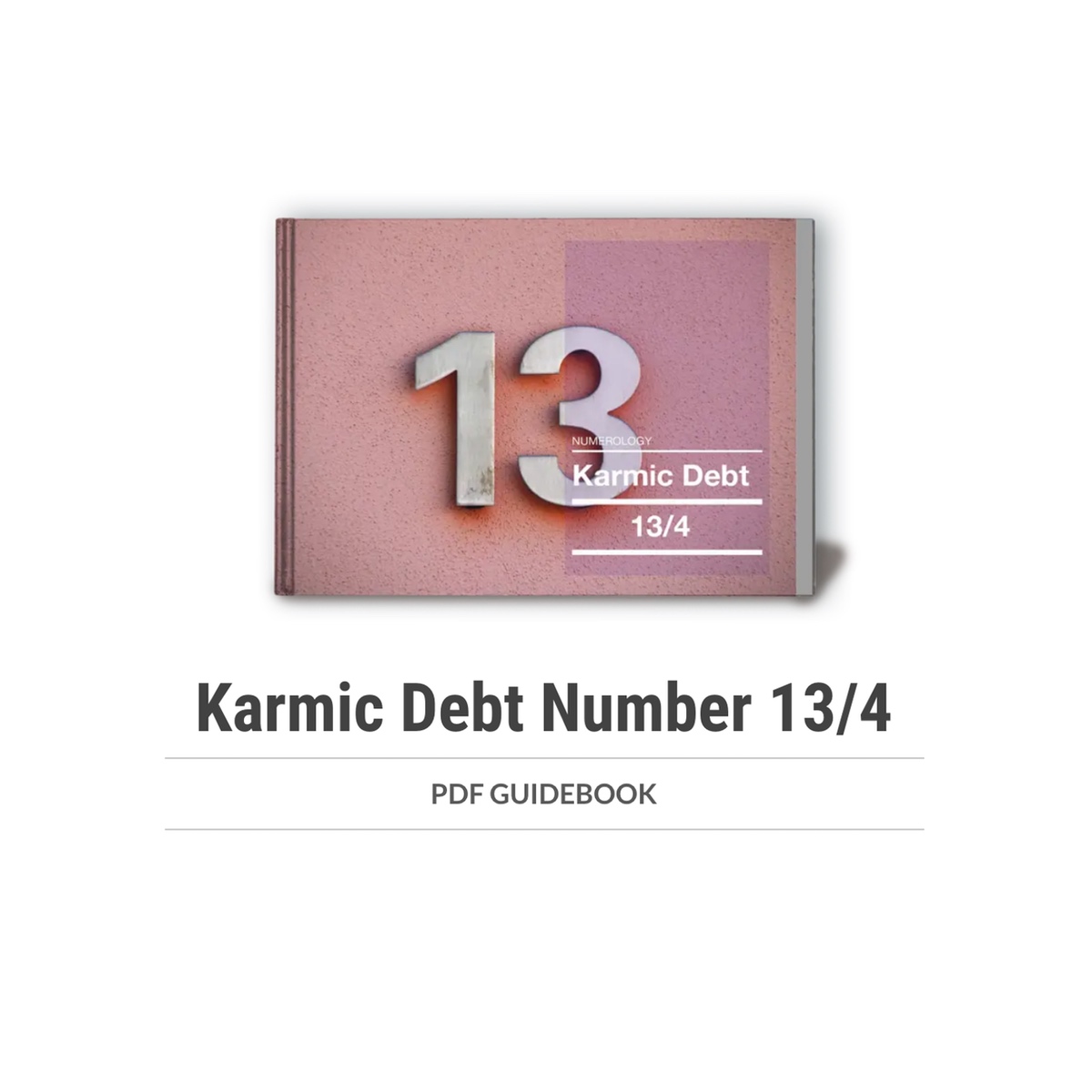 Karmic Debt 13 - PDF Guidebook