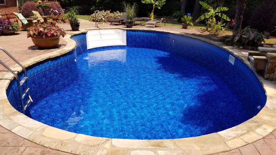 Recent Pool Liner Installs Electric Oxford Rhythm
