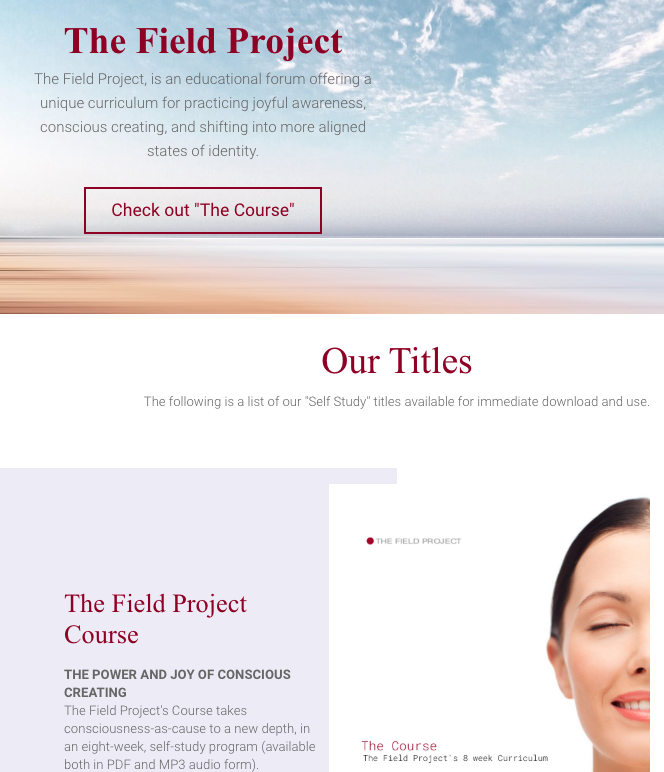 Field Project -Reality is in the I of the Beholder