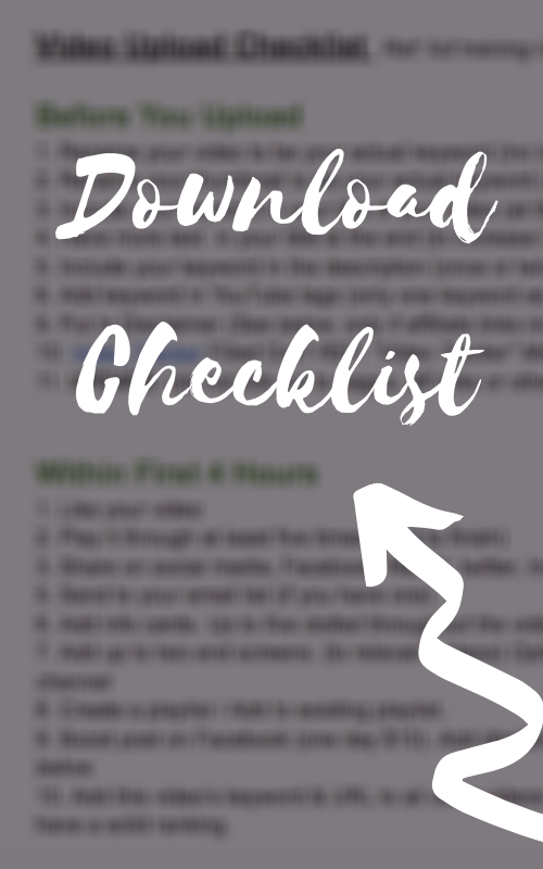 Download The Free Checklist